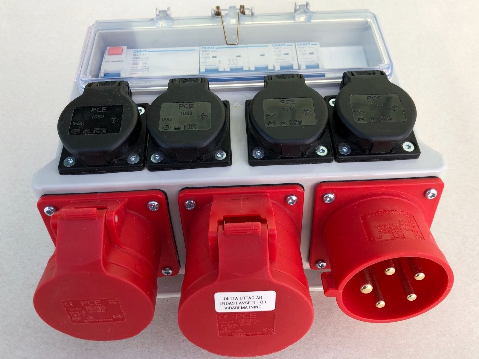 Teisaldatav ajutine ehituskilp 32A, 400V - 60€, Valux, EVP-UC432//411-1 ...