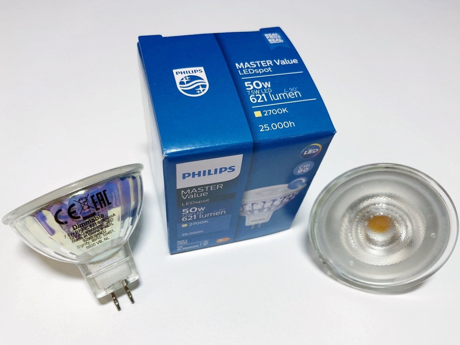 Led Lamp 7 5w 50w 12v 36° 3€ Mas Led Spot Vle D 7 5 50w Mr16 927