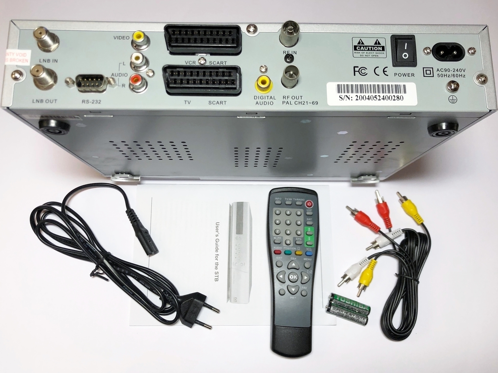 Ресивер цифрового телевидения SR-3000-FTA - 10€, TBTEC, цифровой ТВ ...